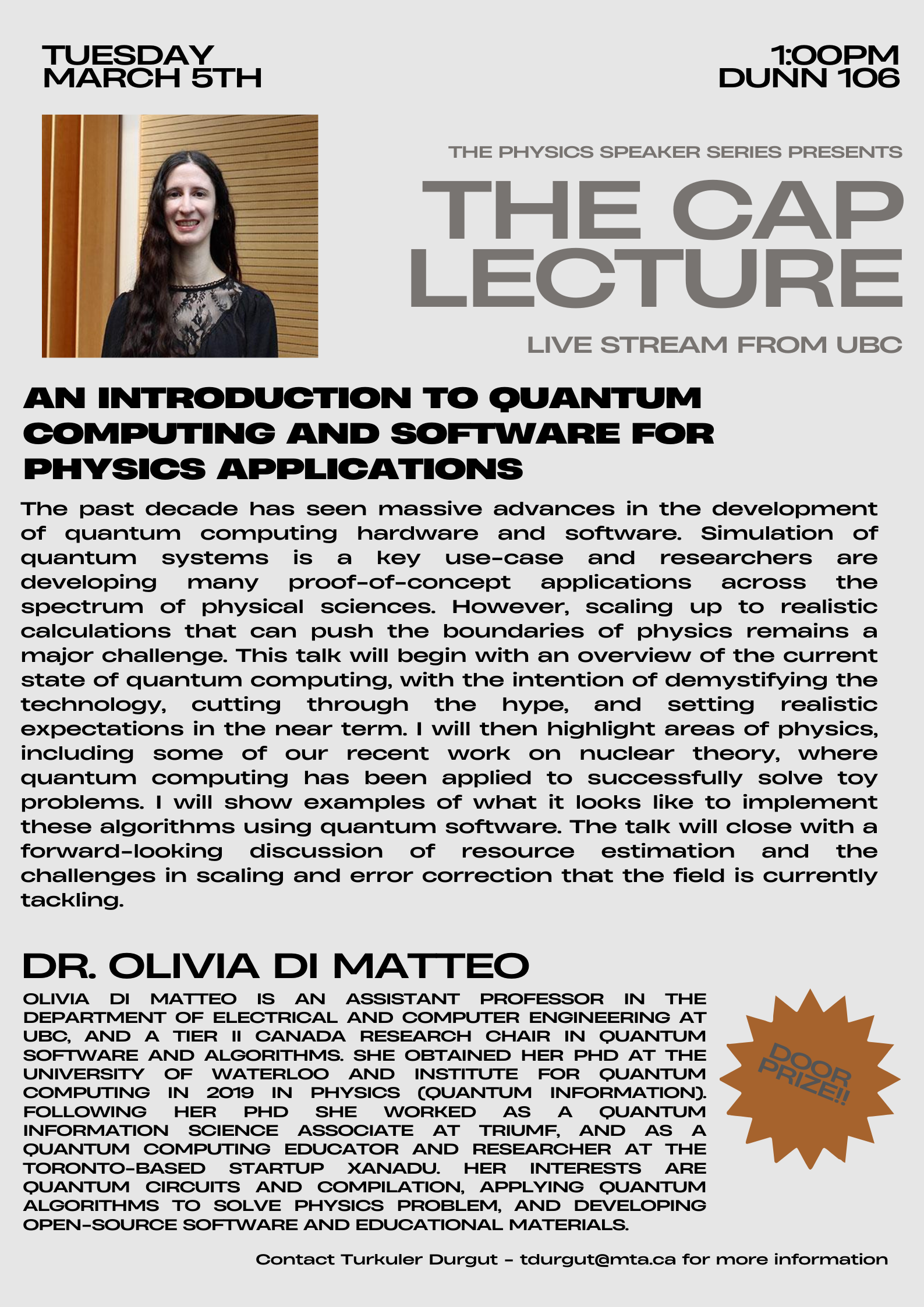 Department of Physics | Mount Allison